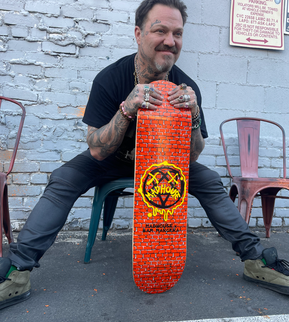 Custom skate deck for Bam Margera! – moneymerch